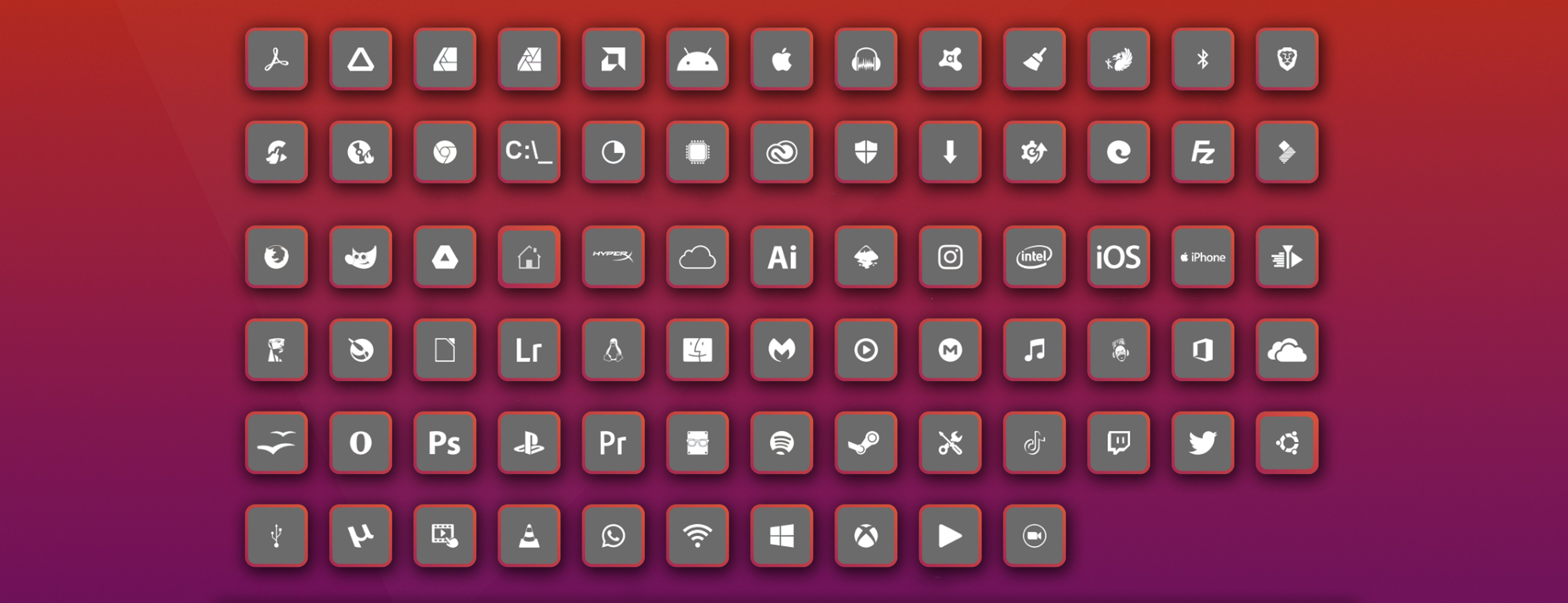 2020 Yaru Style Icons - Sqaure-Version by benderclark on DeviantArt