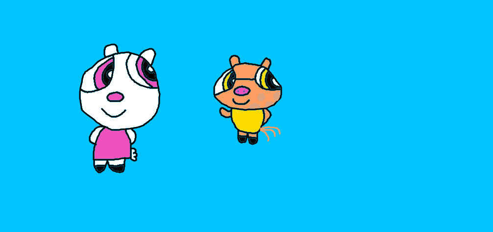 Suzy Sheep and Pedro Pony as PowerPuffs by jrg2004 on DeviantArt