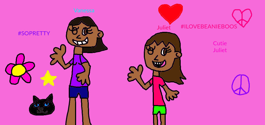 Vanessa and Juliet in Cartoon version by jrg2004 on DeviantArt