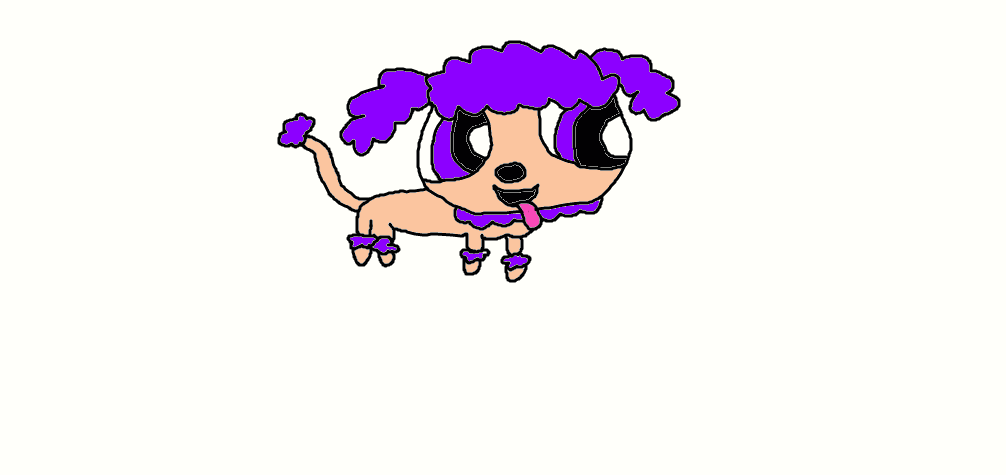 Mr. Purple the Poodle by jrg2004 on DeviantArt