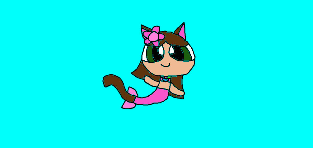 Mermaid Drawing of my Puffsona as a Cat by jrg2004 on DeviantArt