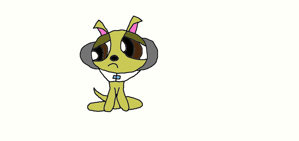 Chichi's cone of shame by jrg2004 on DeviantArt