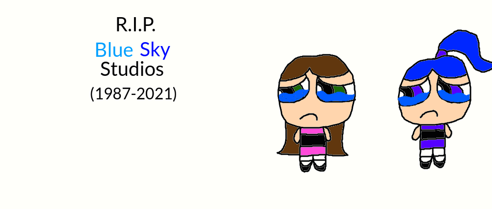Jansyn and Becky is sad of Blue Sky Studios closed by jrg2004 on DeviantArt