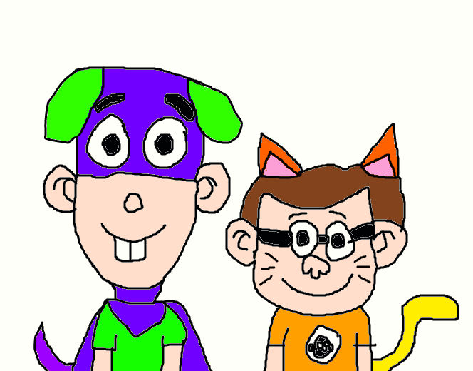 Fanboy and Chum Chum as a dog and a cat by jrg2004 on DeviantArt