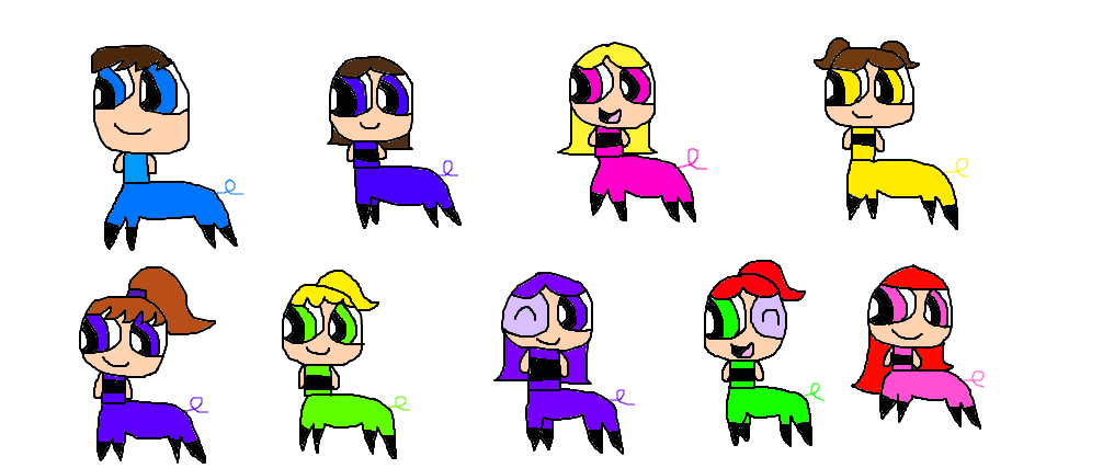 Joshua and his OCs as pig centaurs by jrg2004 on DeviantArt