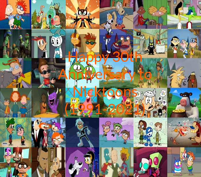 Happy 30th Anniversary to Nicktoons! by jrg2004 on DeviantArt