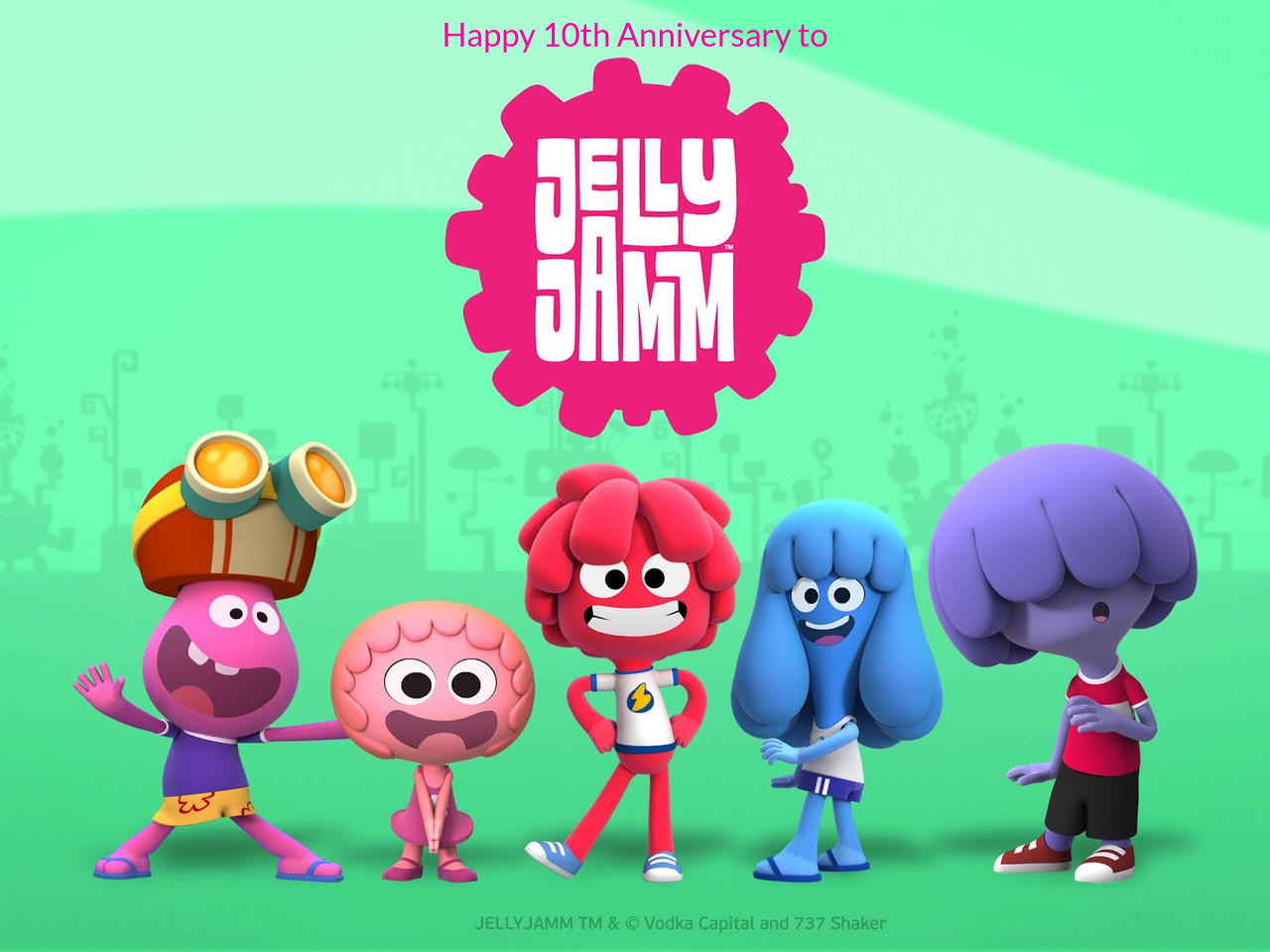 Happy 10th anniversary to Jelly Jamm by jrg2004 on DeviantArt
