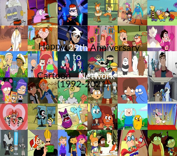 Happy 29th Anniversary to Cartoon Network by jrg2004 on DeviantArt
