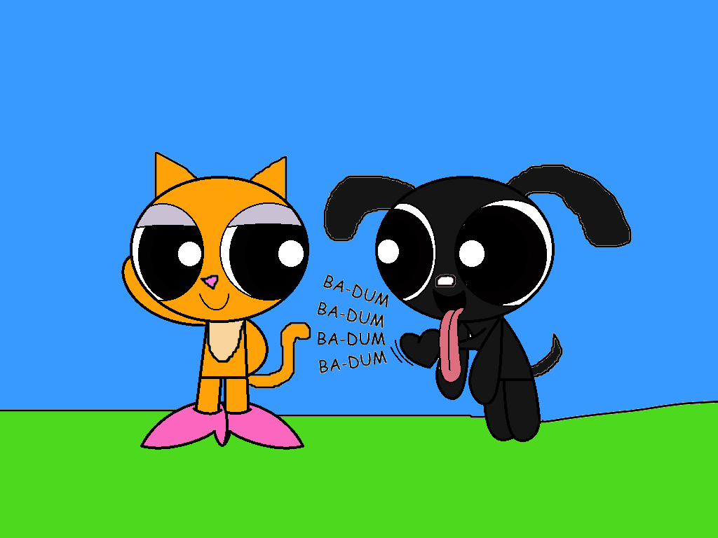 Shadow sees Mimsie in high heels by jrg2004 on DeviantArt