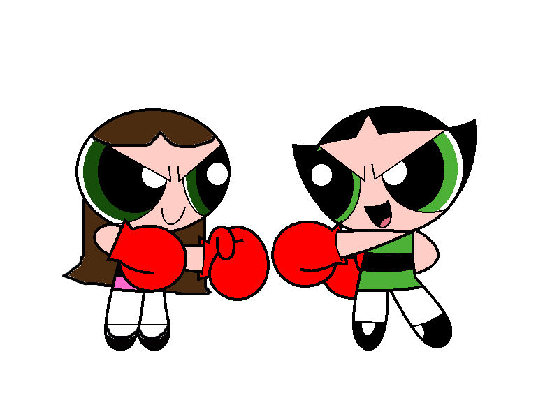 Me boxing with Buttercup by jrg2004 on DeviantArt