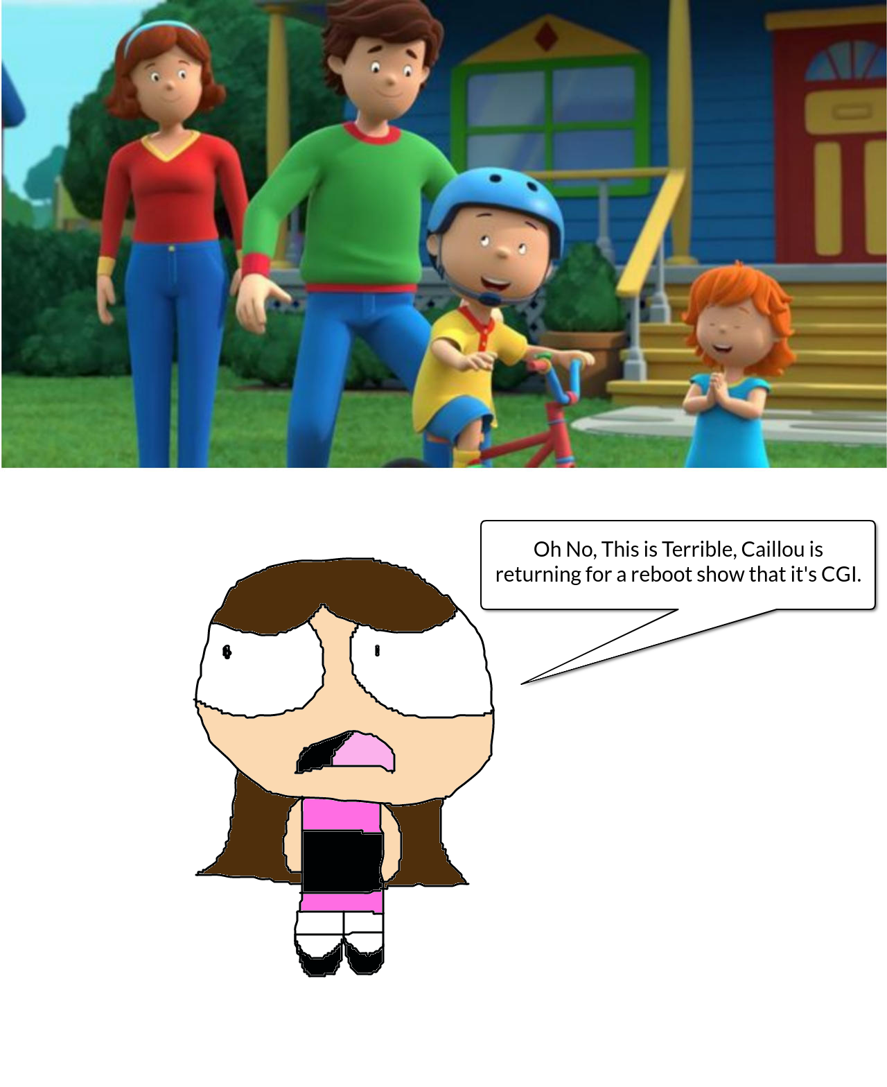 My Reaction to Caillou Reboot CGI show by jrg2004 on DeviantArt