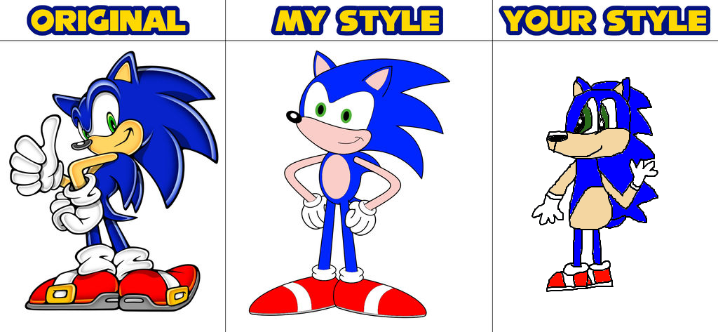Your style and Sonic the Hedgehog by jrg2004 on DeviantArt