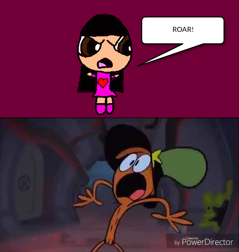 Monika scares Wander by jrg2004 on DeviantArt