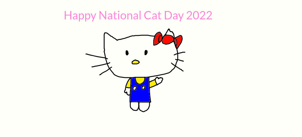 Hello Kitty for National Cat Day 2022 by jrg2004 on DeviantArt