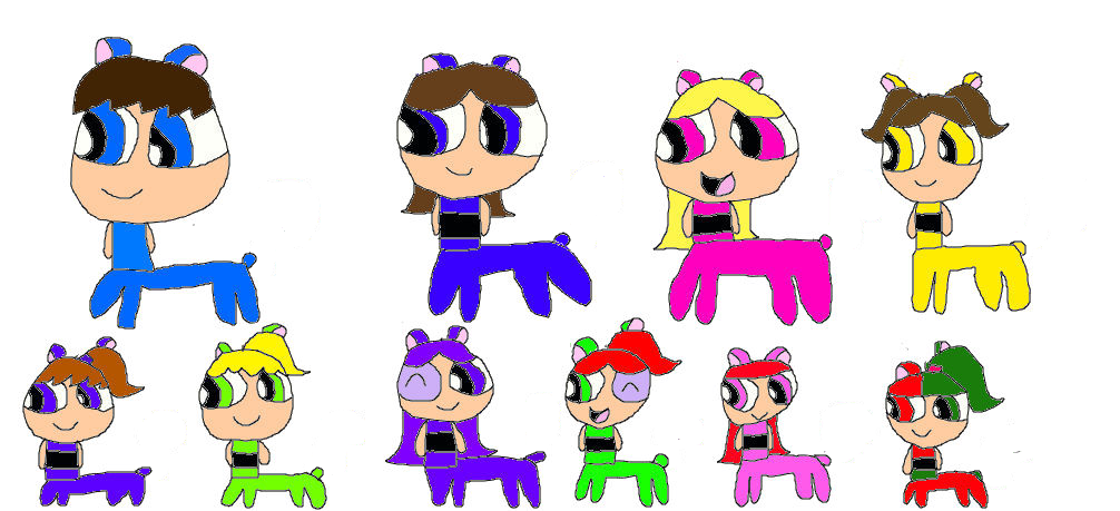 Joshua and his OCs as hamster centaurs by jrg2004 on DeviantArt