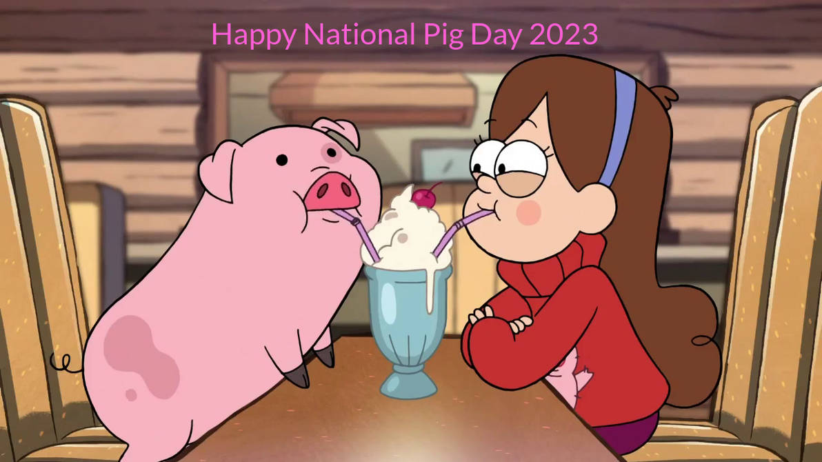 Mabel and Waddles for National Pig Day 2023 by jrg2004 on DeviantArt