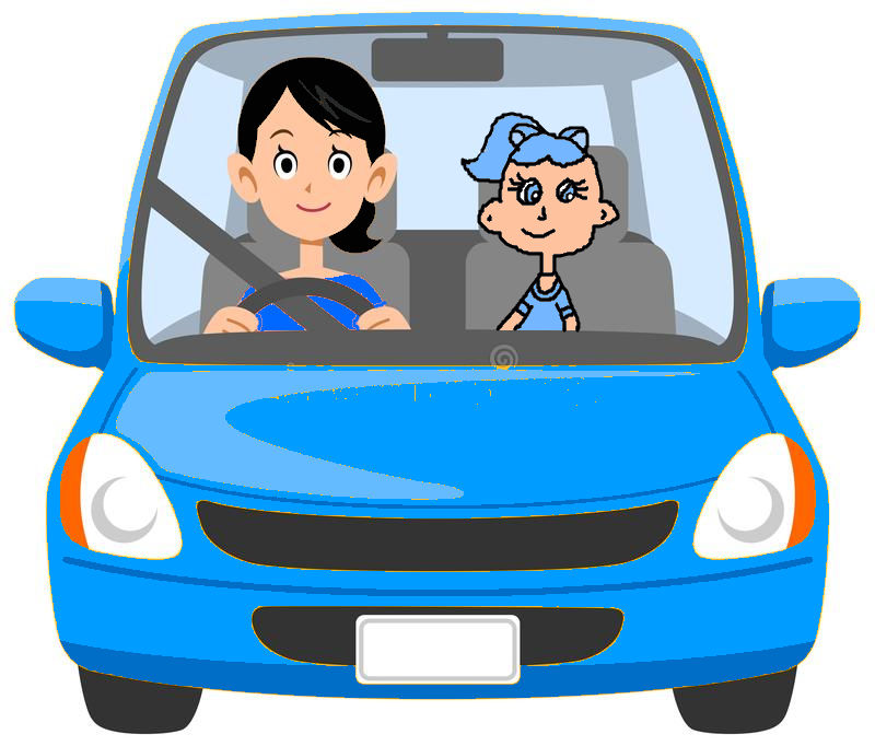 Snowflake and her mom in a car by jrg2004 on DeviantArt