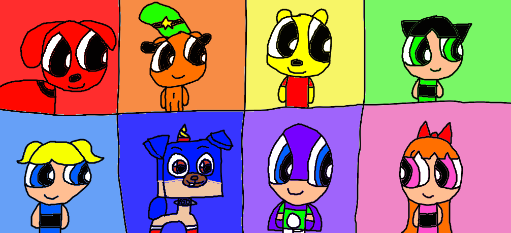 My favorite color characters by jrg2004 on DeviantArt