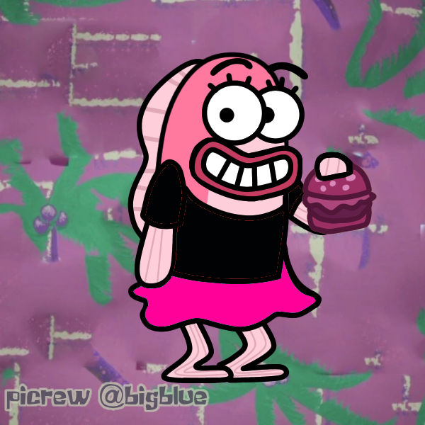 Jasmine as a Spongebob character in Picrew by jrg2004 on DeviantArt