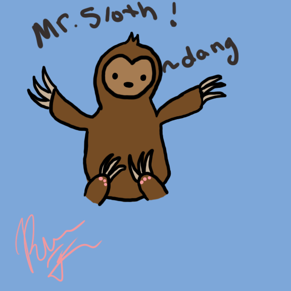 Mr.Sloth! by ReggyRoo on DeviantArt