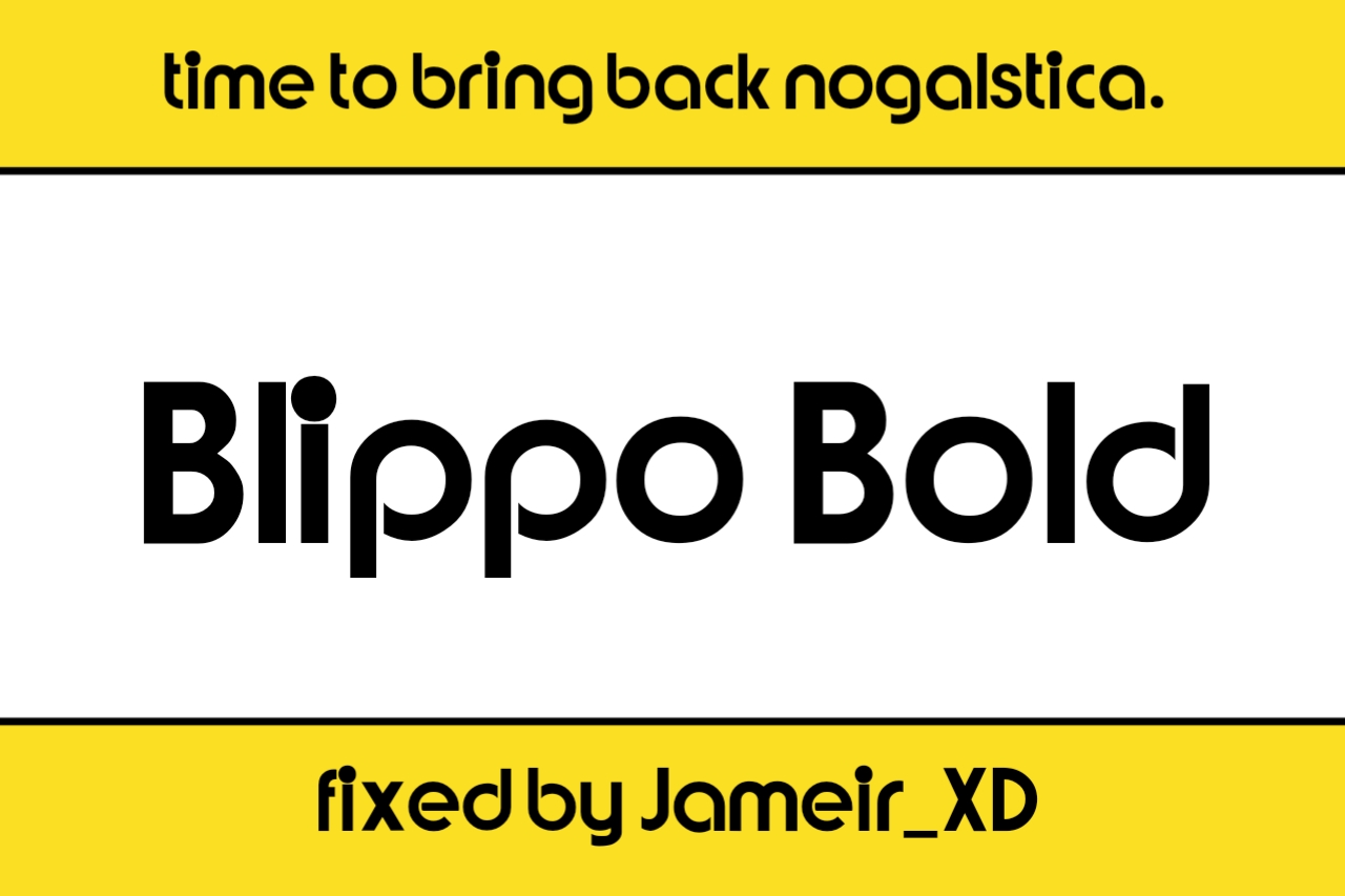 Blippo Bold by JameLovesFonts11 on DeviantArt