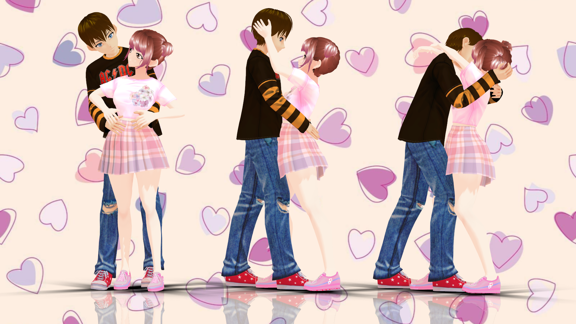 Pose Pack 1 Romantic Surprise [P2U] by Anjanimates-MMD on DeviantArt