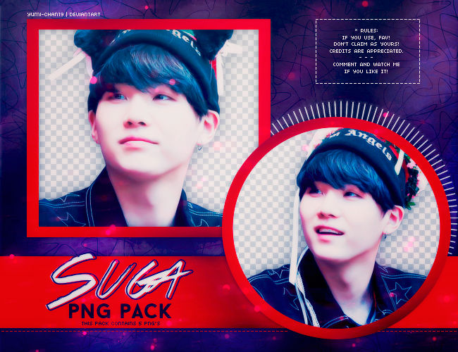 PNG PACK: Suga (BTS) #3 by Hallyumi on DeviantArt