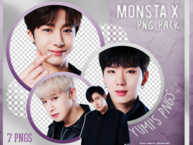 PNG PACK: MONSTA X #1 by Hallyumi on DeviantArt