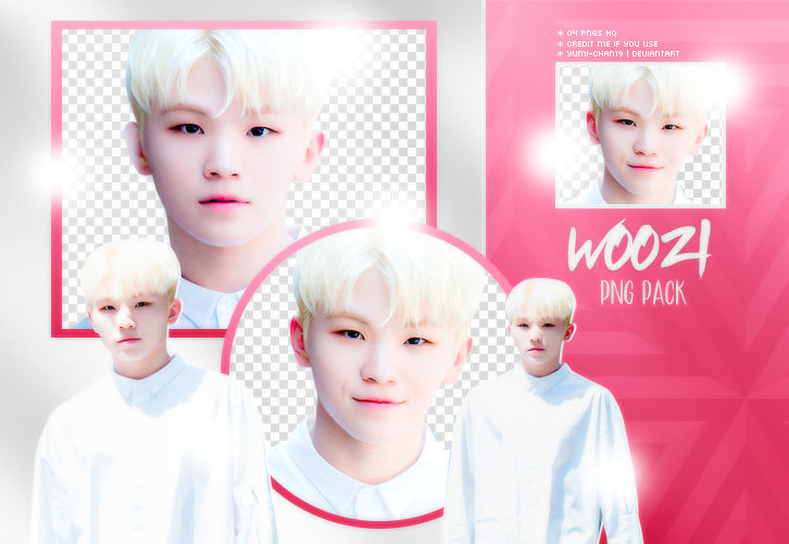 PNG PACK: Woozi #1 by Hallyumi on DeviantArt