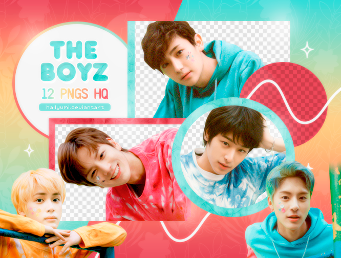 PNG PACK: THE BOYZ #1 (The Start) by Hallyumi on DeviantArt