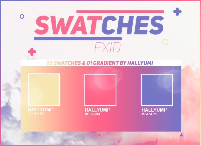 SWATCHES: EXID by Hallyumi on DeviantArt