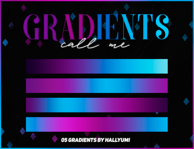 GRADIENTS: Call Me by Hallyumi on DeviantArt