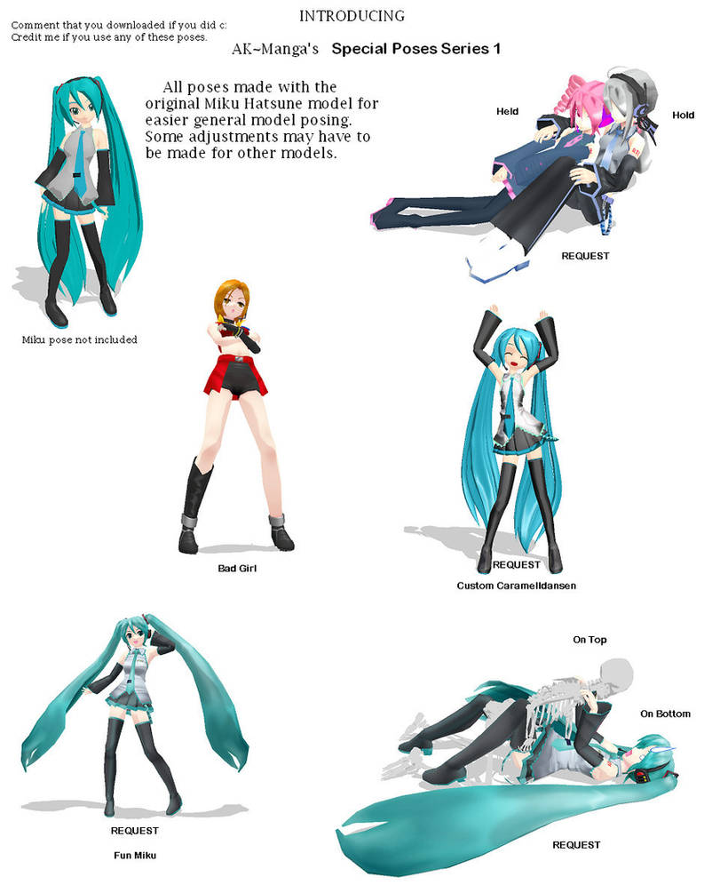 Special Poses Series 1 +1 by AK-Manga on DeviantArt