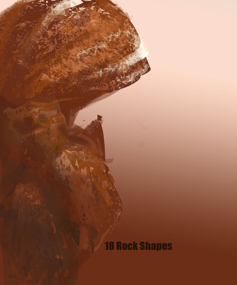 Rock and Stone Custom Shapes by CherubiumAngles on DeviantArt