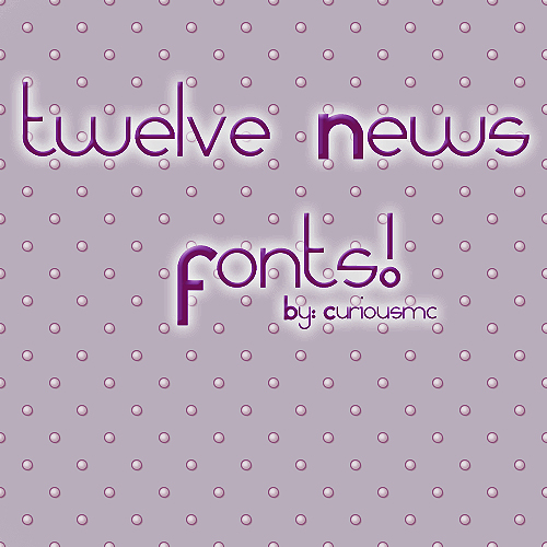 Fonts by curiousmc on DeviantArt