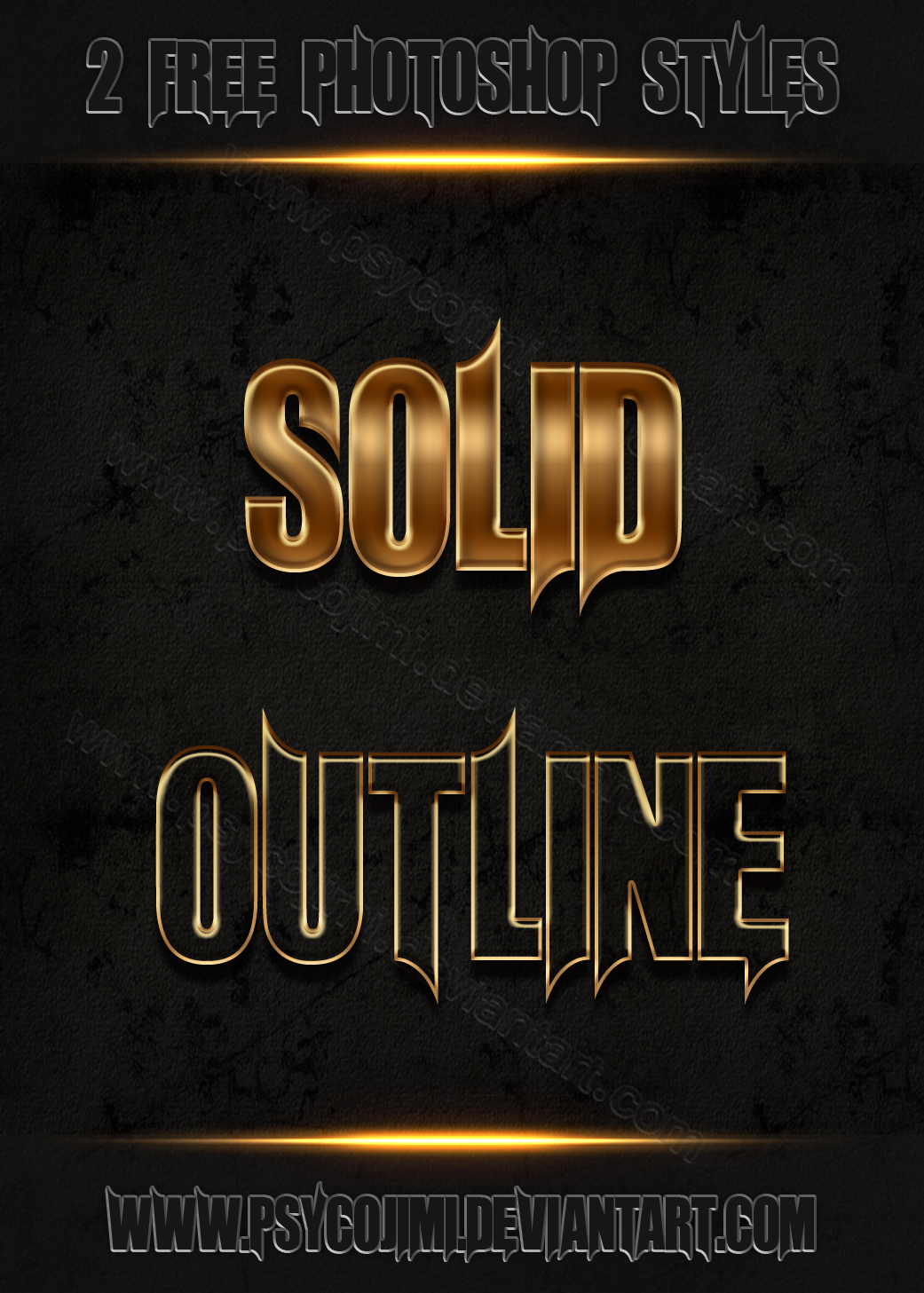 2 Free Photoshop Styles by PsycoJimi on DeviantArt