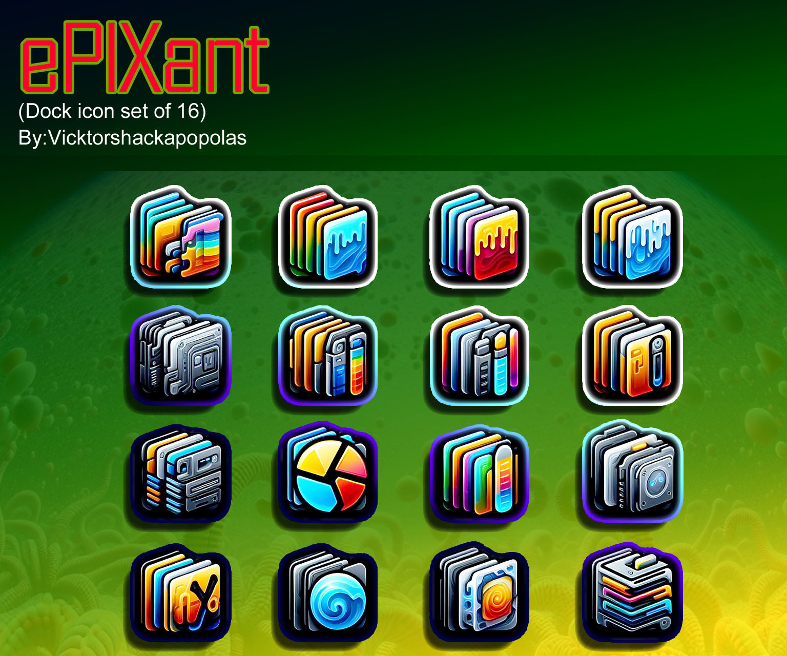 ePIXantIcons-Compressed (zipped) Folder by Num1deluxe on DeviantArt