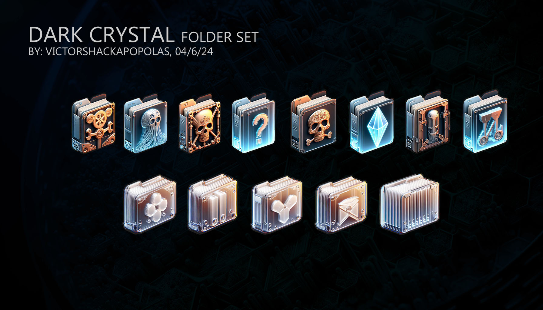 DarkCrystalFolderIcons by Num1deluxe on DeviantArt