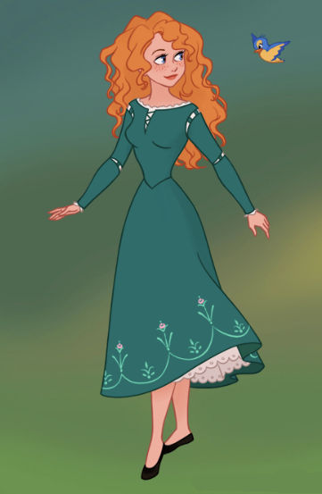 Merida - Brave by punkellie on DeviantArt