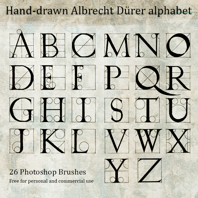 Hand Drawn Durer Alphabet by daniel-nagy on DeviantArt