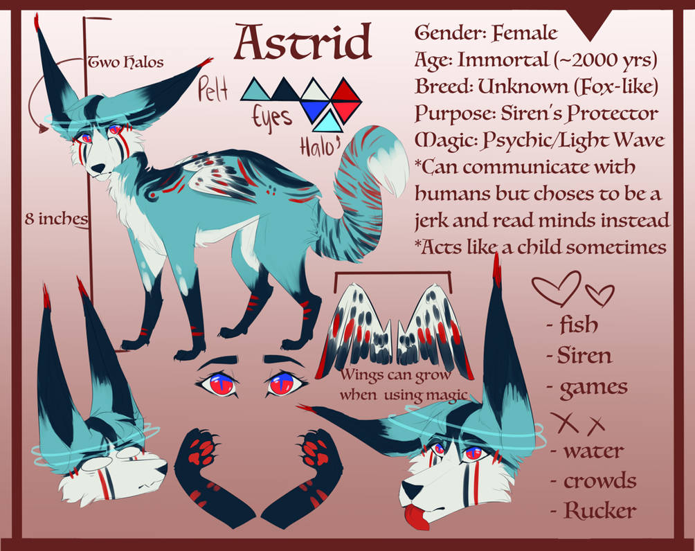 Astrid Reference Sheet by blissfulautumn on DeviantArt