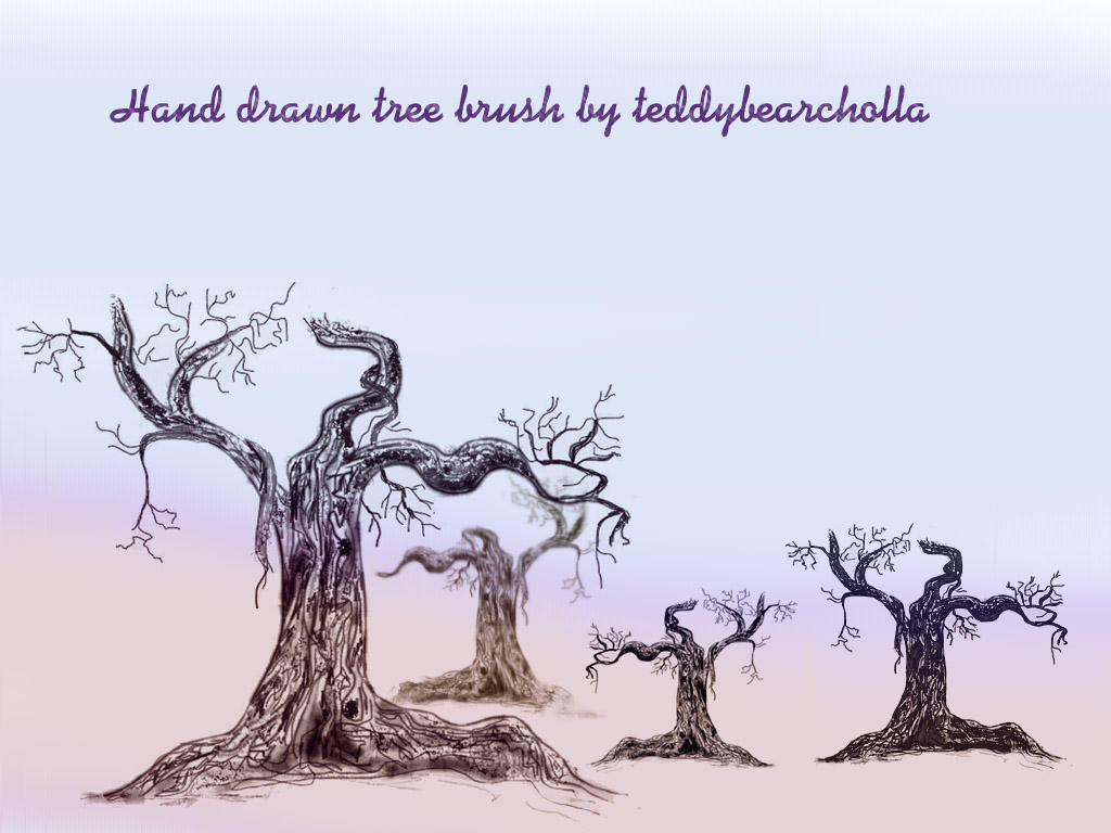 Hand drawn tree by teddybearcholla on DeviantArt