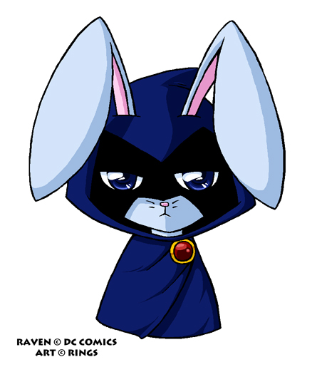 Raven bunny by Kaji-zu on DeviantArt