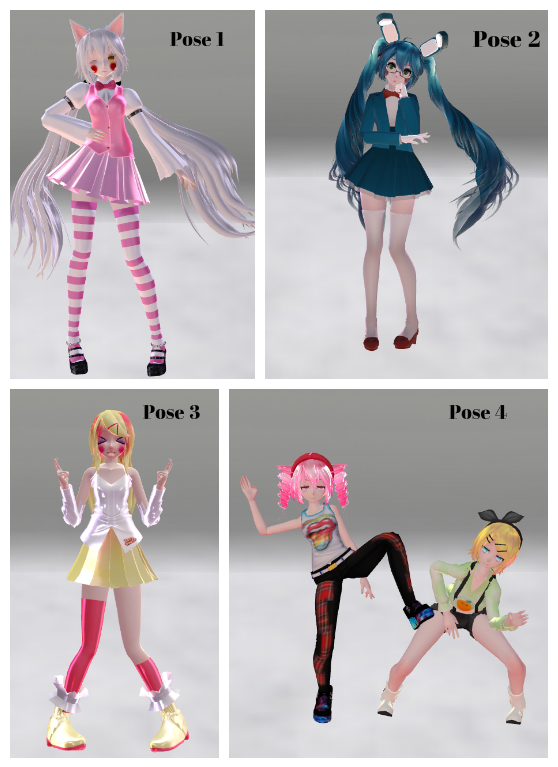 Mmd Pack poses! by neko-san-nwn on DeviantArt