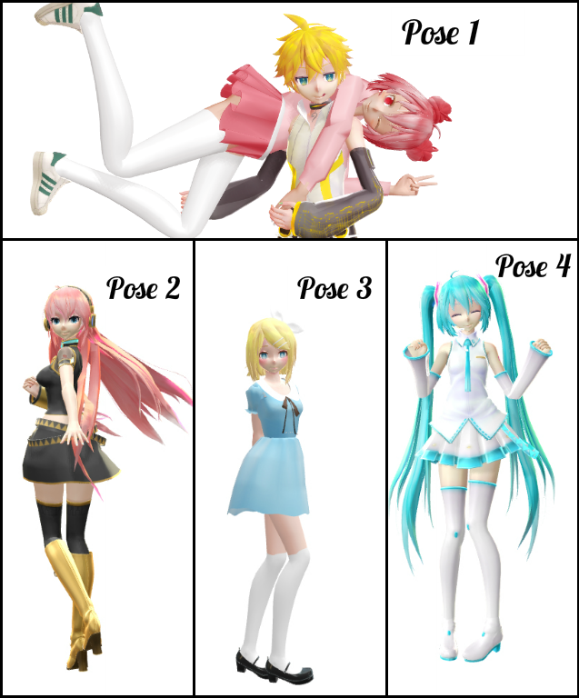 Mmd new pack poses! dl by neko-san-nwn on DeviantArt