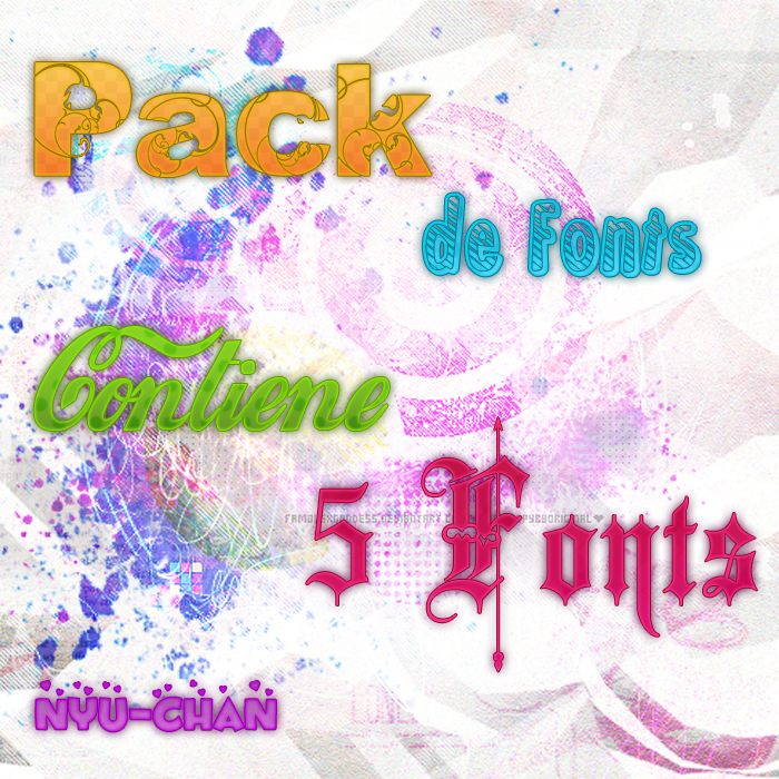 Pack de Fonts by katherineizaguirre on DeviantArt