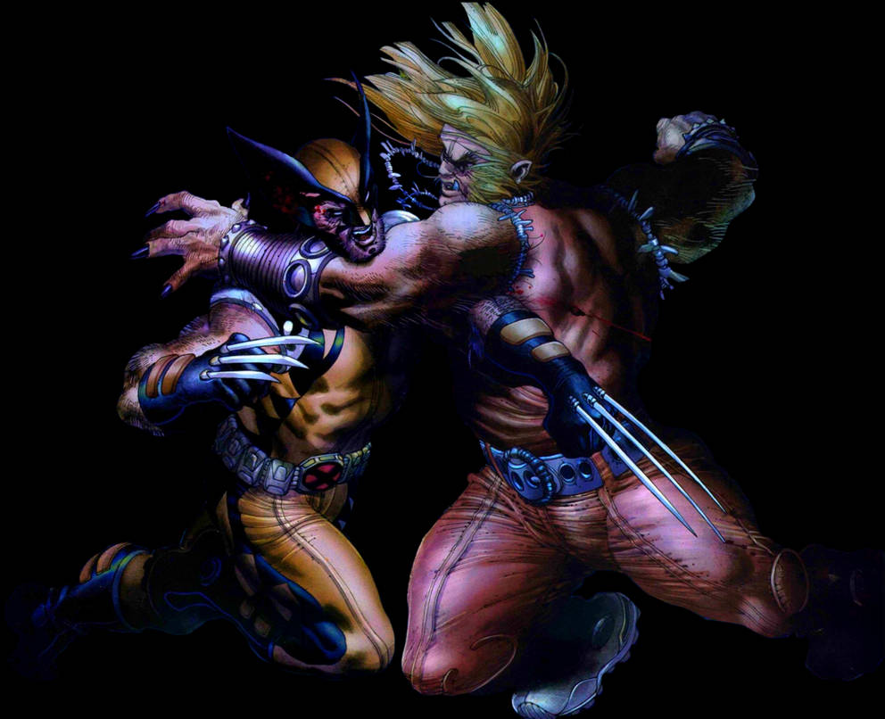 Wolverine and Sabretooth by bobhertley on DeviantArt