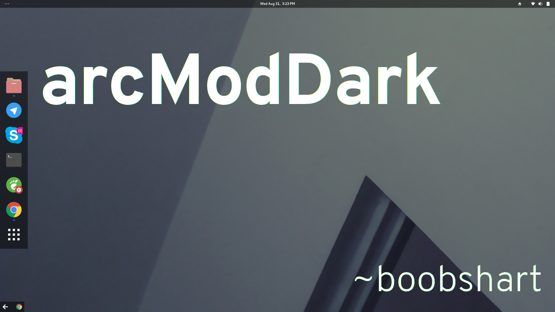 ArcModDark - GNOME Shell Theme based on Arc by boobshart on DeviantArt