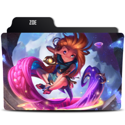 Zoe League of Legends Folder Icon by Loreoflegends on DeviantArt