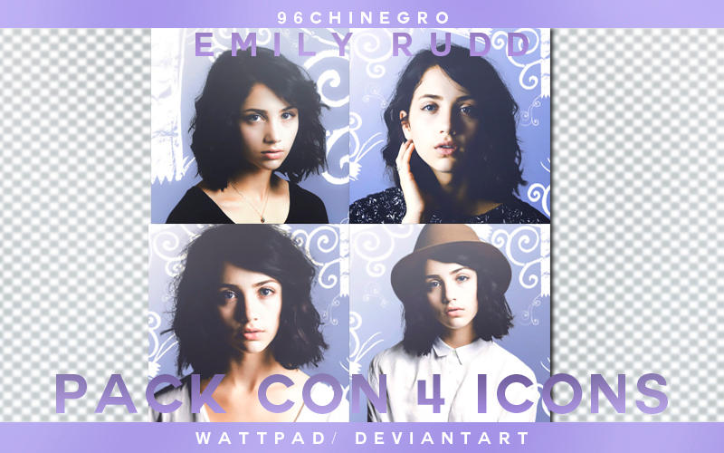 Pack icons. Emily Rudd by 96Chinegro on DeviantArt